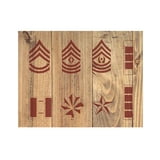 Various US Army Ranks Stencil Template Reusable 8.5 x 11 Inches for ...