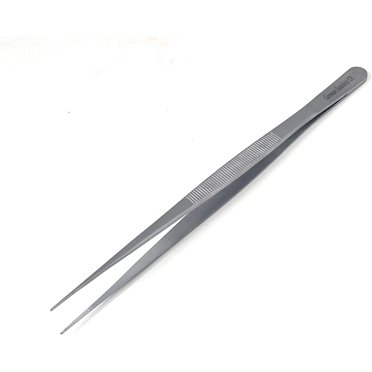 10 inch Tongs Kitchen Chef Tweezers Straight Narrow Fine Point ...