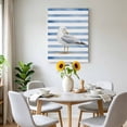 Canvas Wall Art Ocean Seagull Canvas Art Print Coastal Nautical Sea ...