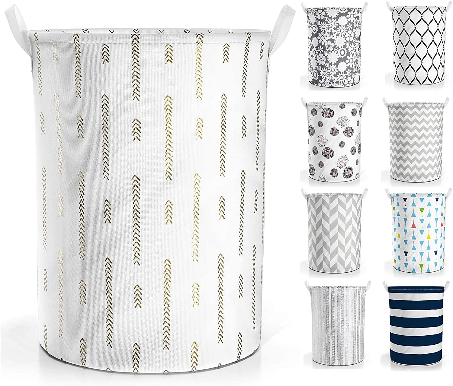 Glampers Collapsible Laundry Baskets - Clothes Hampers for Laundry ...