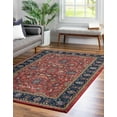 Rugs.com Medina Collection Rug – 3' x 5' Classic Red Medium Rug Perfect ...