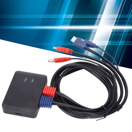 KVM Switch, Ultra HD KVM Switch Splitter Multifunction 4K At 60Hz Plug ...