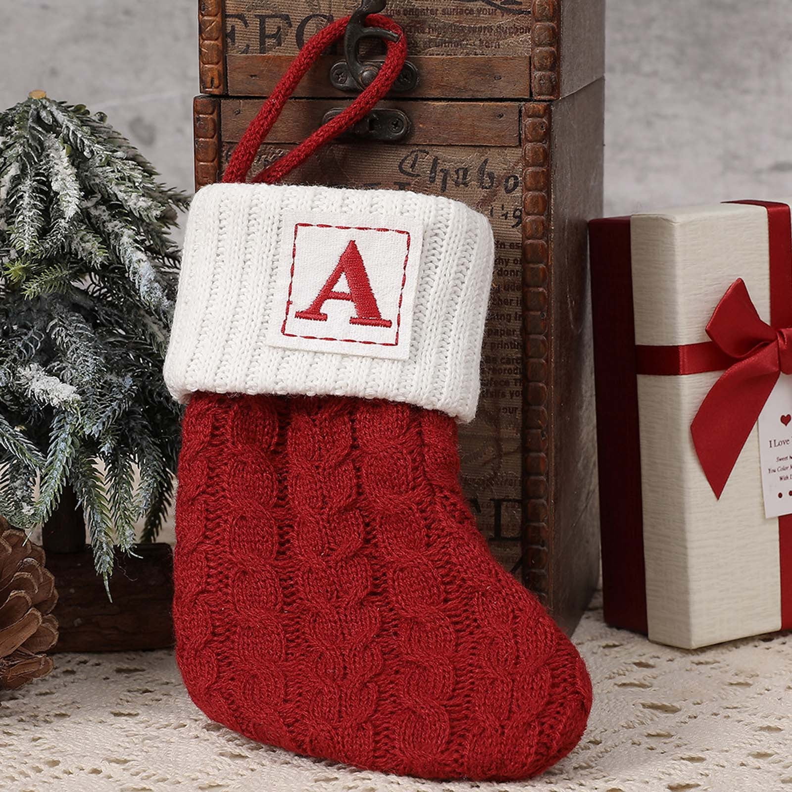 Click here for Unbranded Initial Alphabet Christmas Stockings 7in... prices