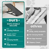 "Lilypelle Foldable Doggy Platform, Adjustable Wood Dog Ramp for Small ...