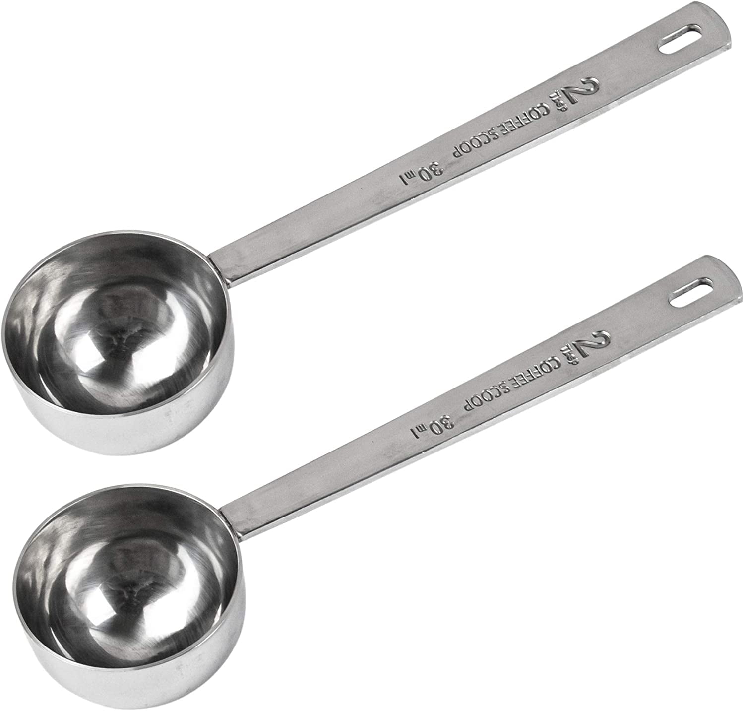 2 Pack Coffee Scoops Stainless Steel Measuring Spoon 2 Tablespoon with ...