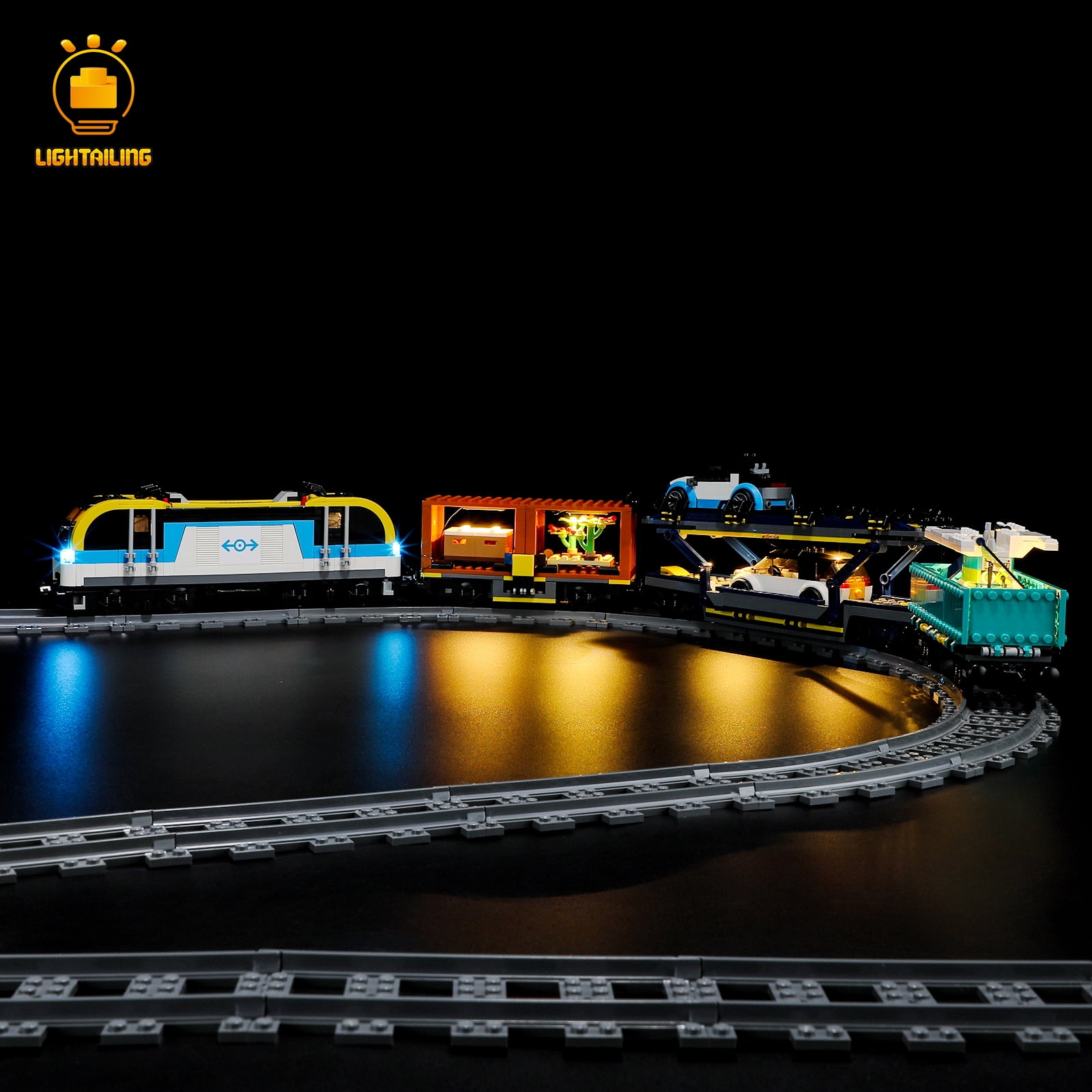 LIGHTAILING Led Light Kit for Legos City Freight Train 60336 Building ...