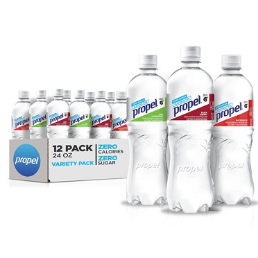 Propel Zero Calorie Flavored Water Variety Pack (16.9oz / 24pk ...