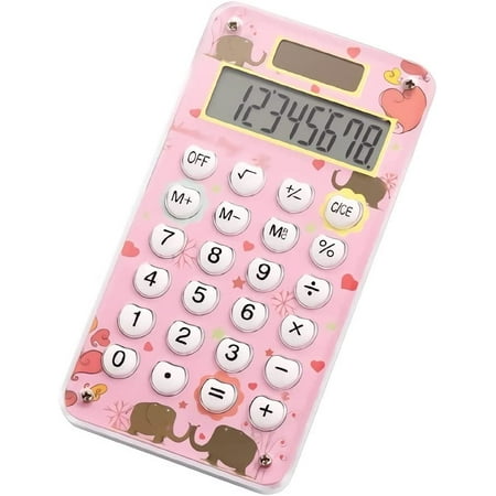 Creative Toy Calculator with Maze Game, Cute Portable Solar Battery ...
