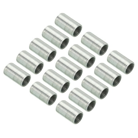 Uxcell M12 to M10 Thread Adapters Sleeve Reducing Nut 20mm Screw Pipe ...