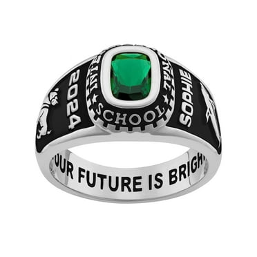 Personalized Women's Classic Square Class Ring available in Valadium ...