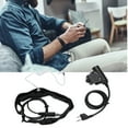 Ultra-Discreet Communication with PTT Function Military-Grade Throat ...