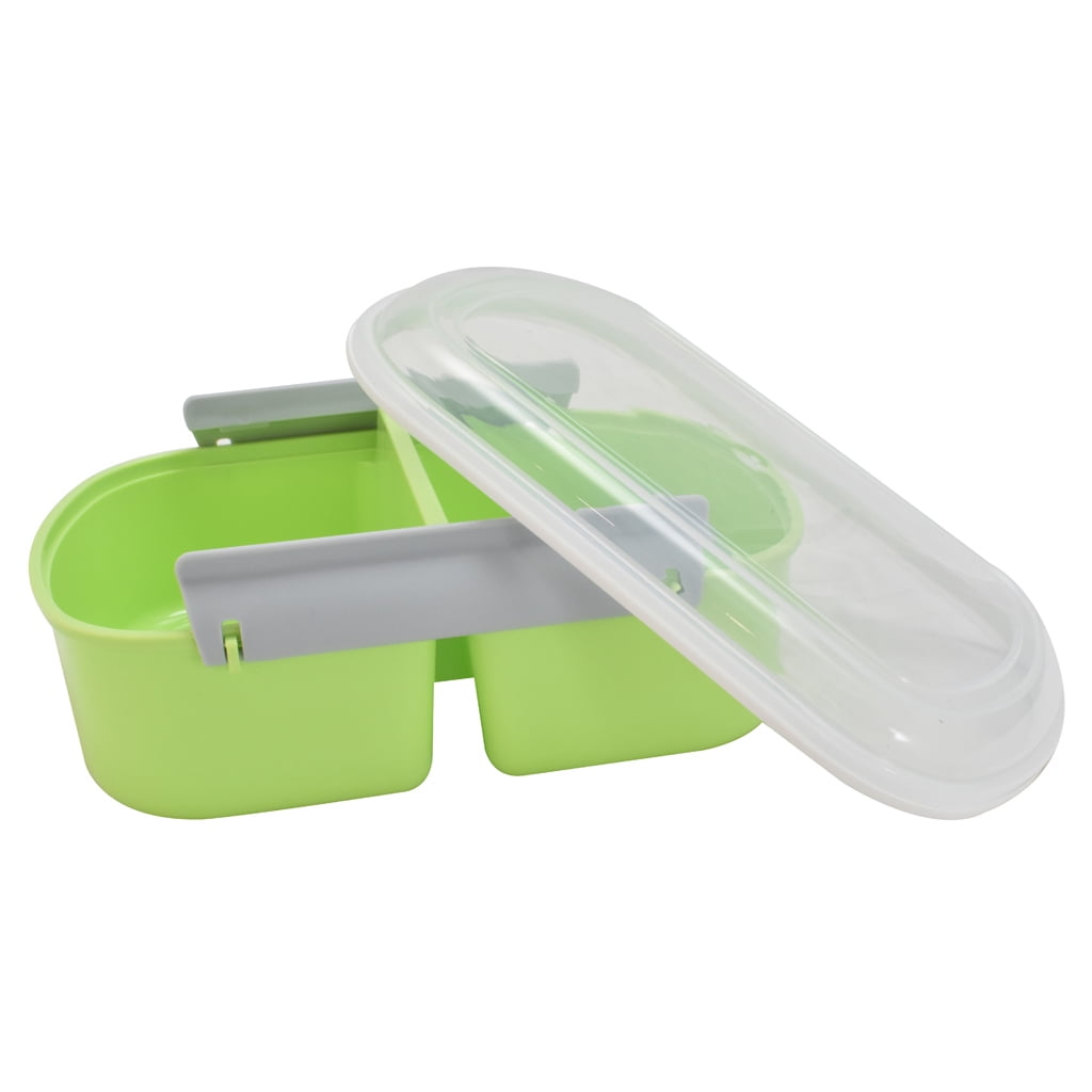 Recipíente contenedor con divisiones color rosa Valtari Recipíente con ...