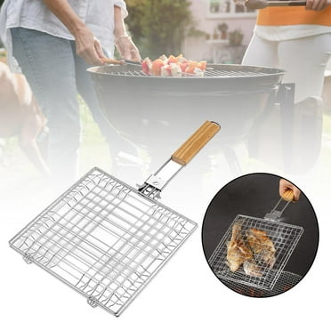 Cuisinart® 4-in-1 BBQ Grilling Basket - 14.5" x 9.5" Basket, Wing Rack ...