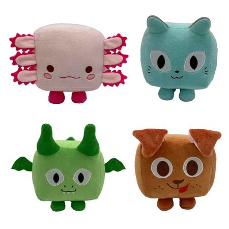Big Game Cat Plush With Code Pet Simulator X Square Cat Plush Toy(4pcs ...