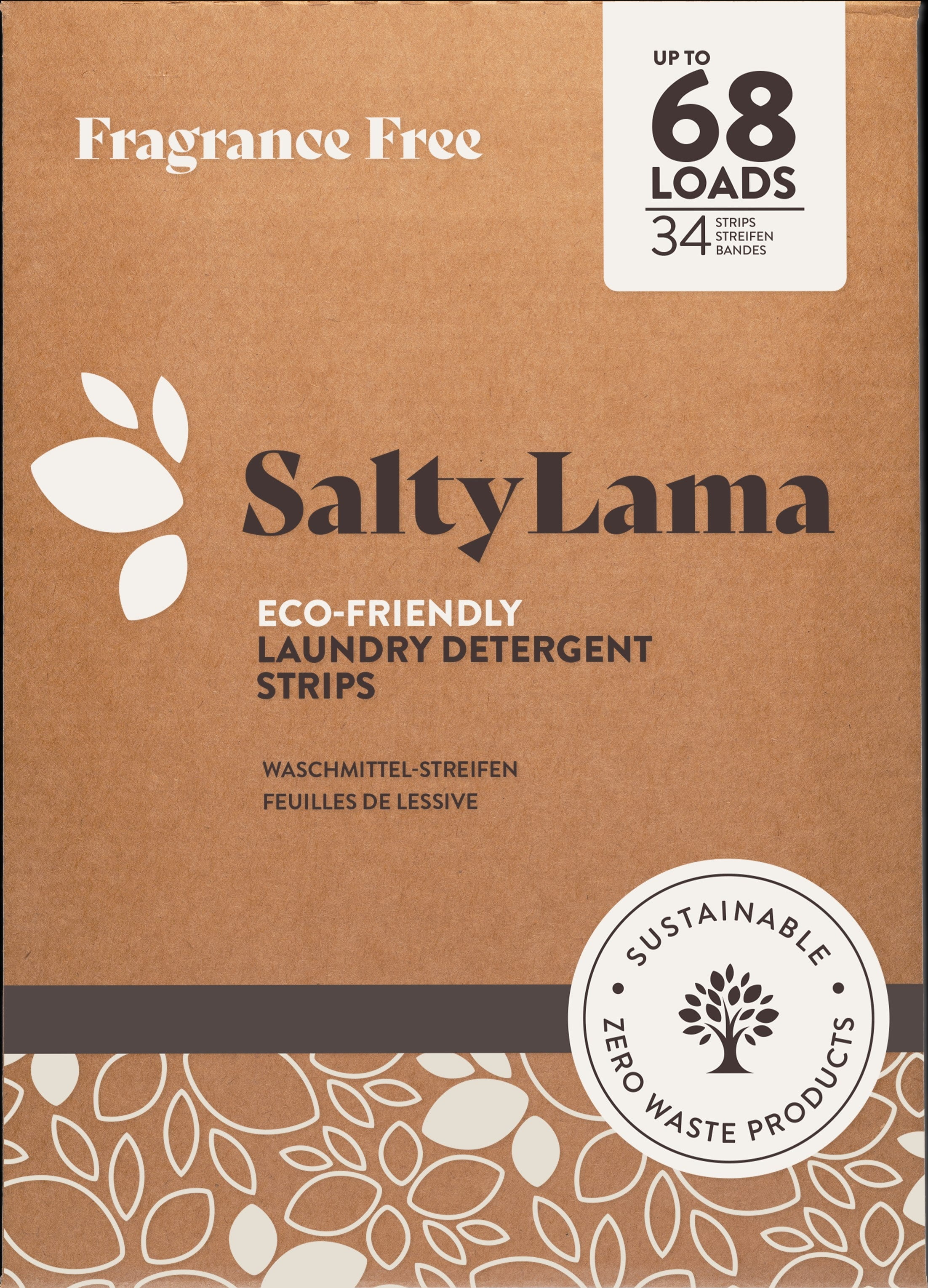 Eco-Friendly Fragrance Free Laundry Detergent Sheets, Washes up to 68 ...