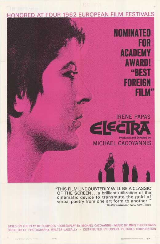 Electra - movie POSTER (Style A) (27" x 40") (1963) - Walmart.com