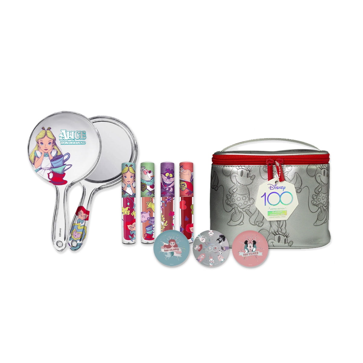 Set de 3 Bálsamos Labiales y 4 Labiales Disney con Espejo y ...