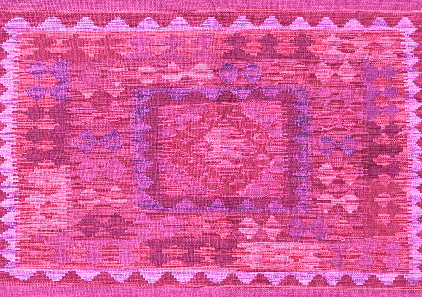 Ahgly Company Indoor Rectangle Southwestern Pink Country Area Rugs, 2 ...