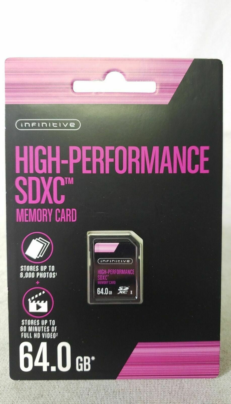 Infinitive High Preformance Sdxc Memory Card 64.0 Gb - Walmart.com
