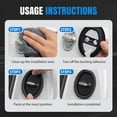 Car Silicone Door Latch Protective Cover, Universal Silicone Car Door ...
