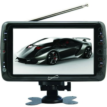 "Tyler TTV706 10"" Portable 1080P LCD TV with HDMI, USB, RCA, FM Radio ...