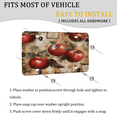 ADECORIVY Vintage Red Apples License Plate, Aluminum Decorative Novelty ...