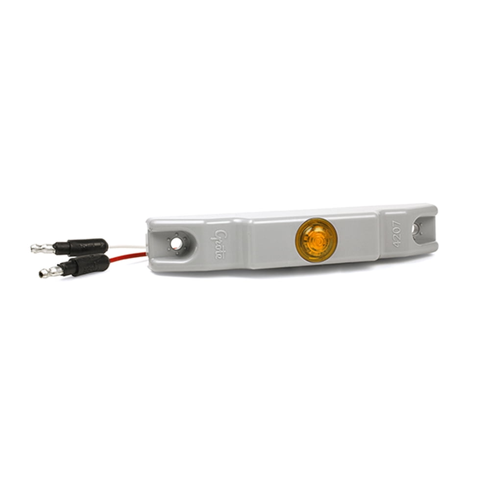 Grote 49453 Yellow Clearance/Marker Lamp (Micronova Dot Led W/ Bracket ...
