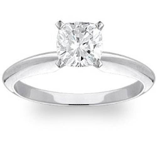 Click here for Pompeii3 G/Vs 1 Carat Cushion Diamond Solitaire En... prices