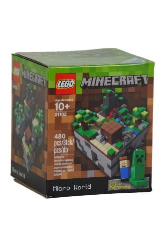 LEGO Minecraft, Micro World 21102 - Walmart.com