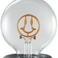 Mainstays 8" Smiley Face Filament Open LED Bulb Accent Lamp, Black ...