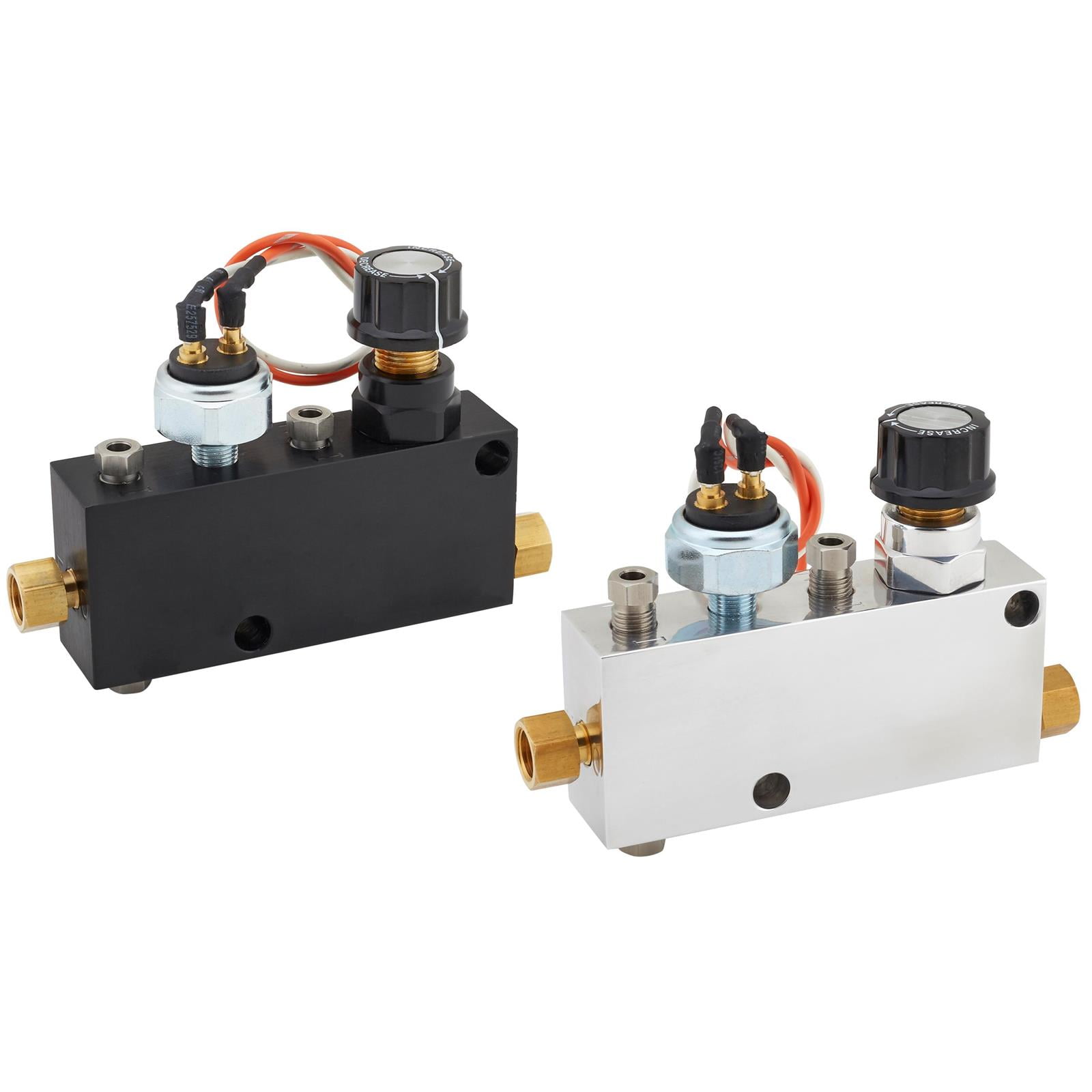 Polished Adjustable Proportioning Valve Block for 3/16 Brake Line ...