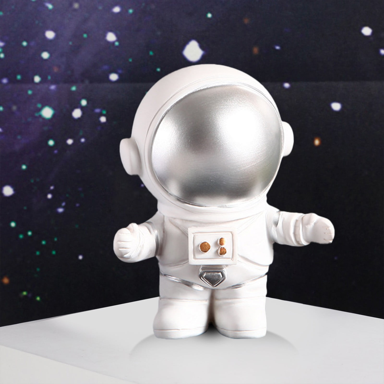 Astronaut Figurine Decor Polyresin Astronaut Statue Spaceman Figure ...