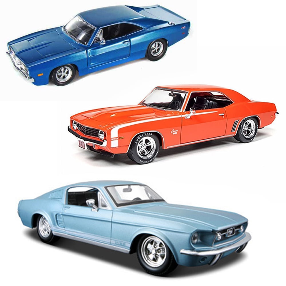 Best of 1960s Muscle Cars Diecast - Set 27 - Set of Three 1/24 Scale ...