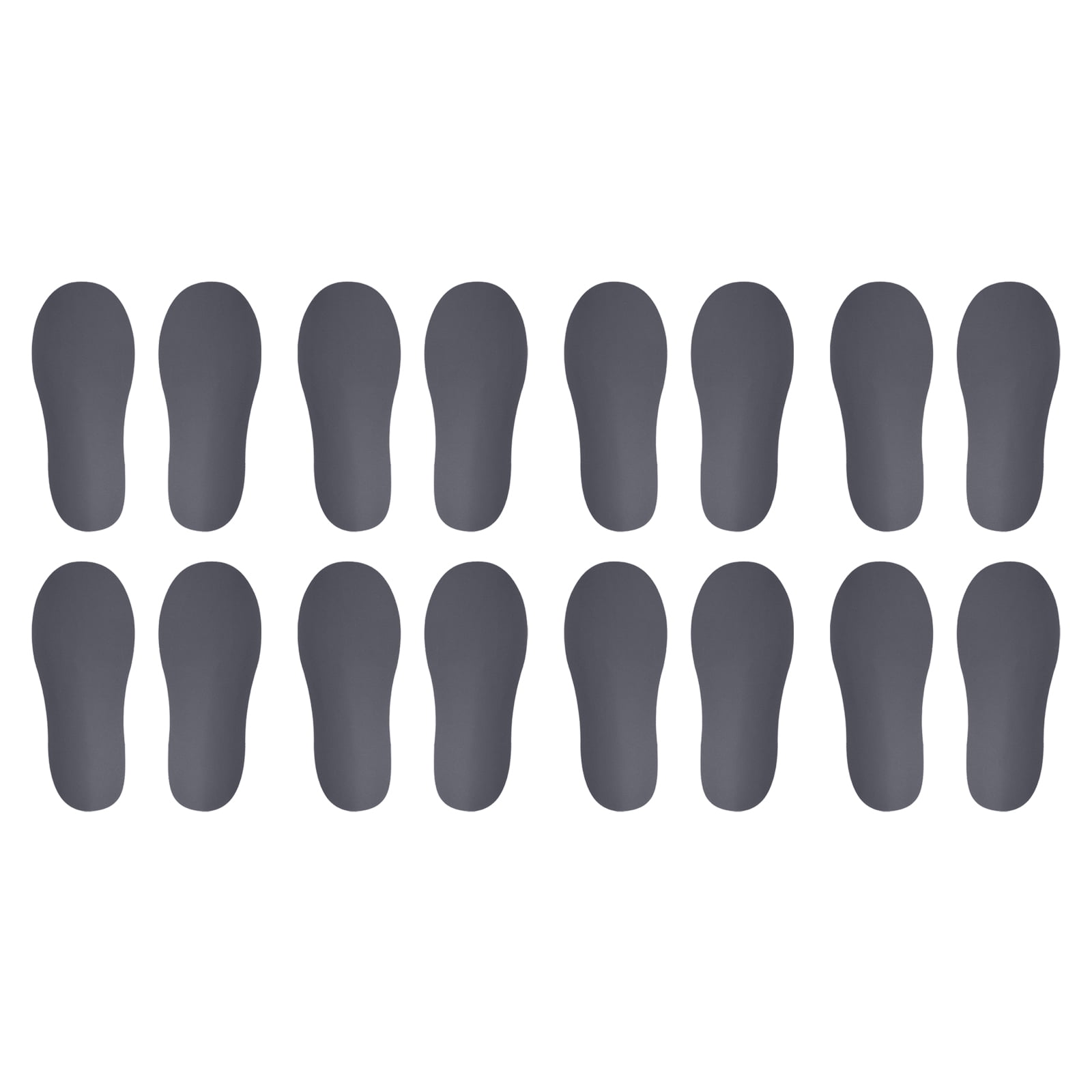 Uxcell 7.9x3.1" Footprints Floor Stickers Footprint Wall Stair Decal ...