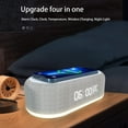 Lizheee Wireless Charging Desk Clock With Alarm Night Light ... Lizheee Wireless Charging Desk Clock With Alarm Night Light ...