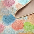 Mainstays Washable Indoor Area Rug, Paint Dots Multicolor, 35.43"x55.12 ...