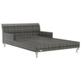 vidaXL Daybed 2-Person Patio Garden Sun Lounge Bed with Cushions Poly ...