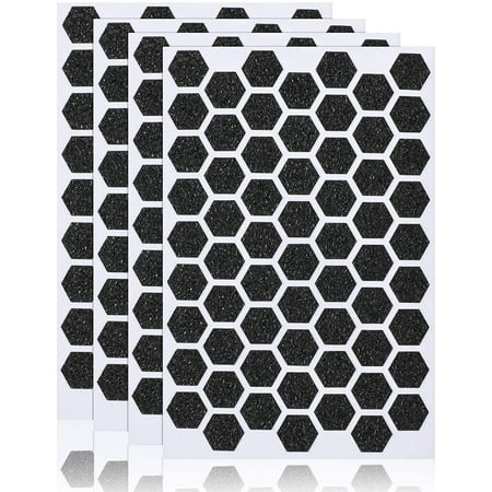 4 Sheets Phone Grip Tape Stickers Hexagon Decal Tapes Anti-Slip Rubber ...