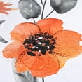Elegant Floral Fabric Shower Curtain Colorful Bathroom Decoration