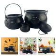 4Piece Witch Cauldron Kettles for Halloween Treats, Parties Favor ...