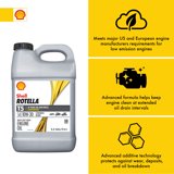 Shell Rotella T5 Synthetic Blend 10W-30 Diesel Engine Oil, 2.5-Gallon ...