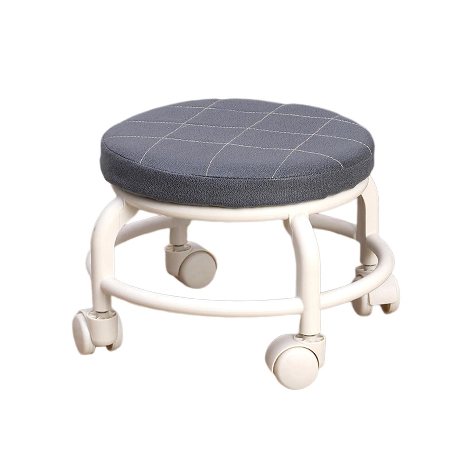 Low Roller Seat Stool Pedicure Stool Portable Universal Swivel Casters ...