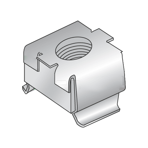 10-24 Cage Nuts / Stainless Steel / C7941SS-1024-27 / Panel Range: .064 ...