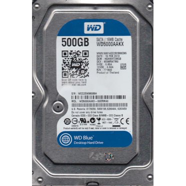 WD5000AAKX-00ERMA0, DCM DGRNKTJAGB, Western Digital 500GB SATA 3.5 Hard ...
