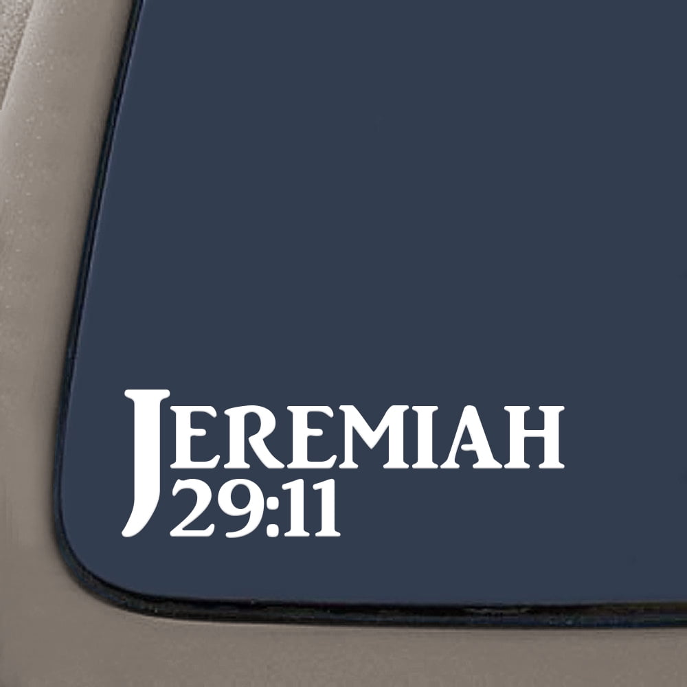 Jeremiah 29:11 Bible Verse Decal Sticker | 7.5-Inches By 2.5-Inches ...