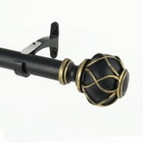 Iron and Resin Galaxy Expandable Curtain Rod - Walmart.com
