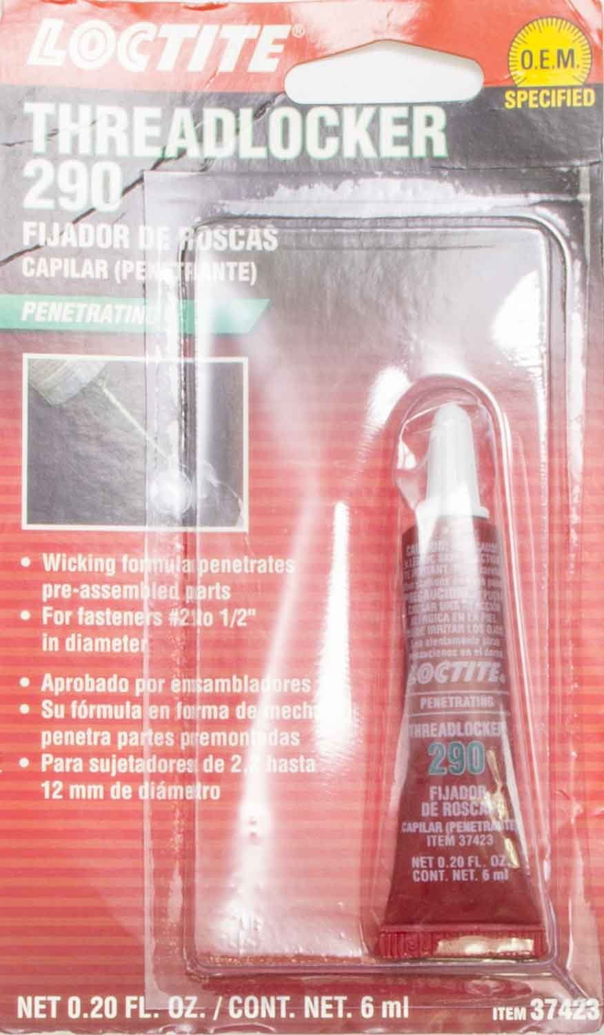 Loctite 487234 290 Green Penetrating Threadlocker Tube, 6-Milliliter ...