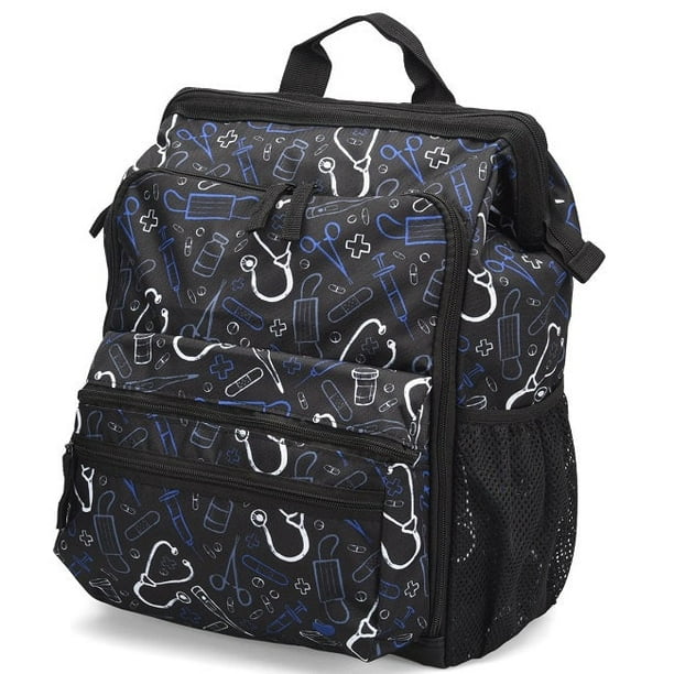 Nurse Mates Ultimate Nursing Backpack Color: Black Medical - Walmart.com