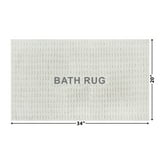 Beautiful Cotton Bath Rug by Drew Barrymore, Off White, 20x34 ...