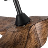 Wellspeed 56 in. 3 Blades Indoor Faux Wood Ceiling Fan with LED Light ...